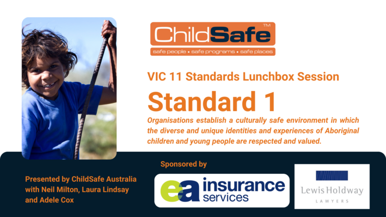 11 VIC Child Safe Standards Webinars | ChildSafe Australia