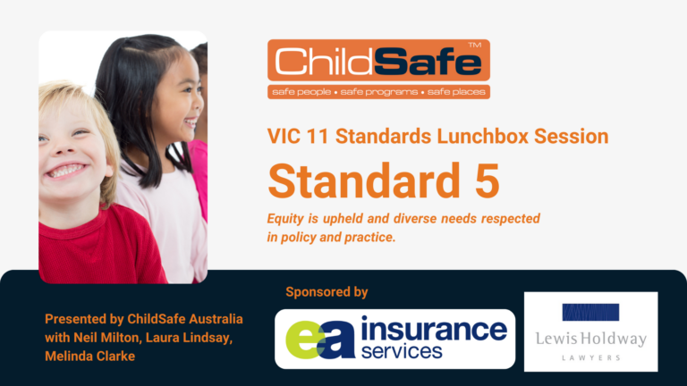 11 VIC Child Safe Standards Webinars | ChildSafe Australia