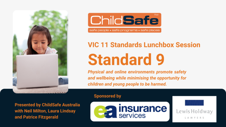 11 VIC Child Safe Standards Webinars | ChildSafe Australia