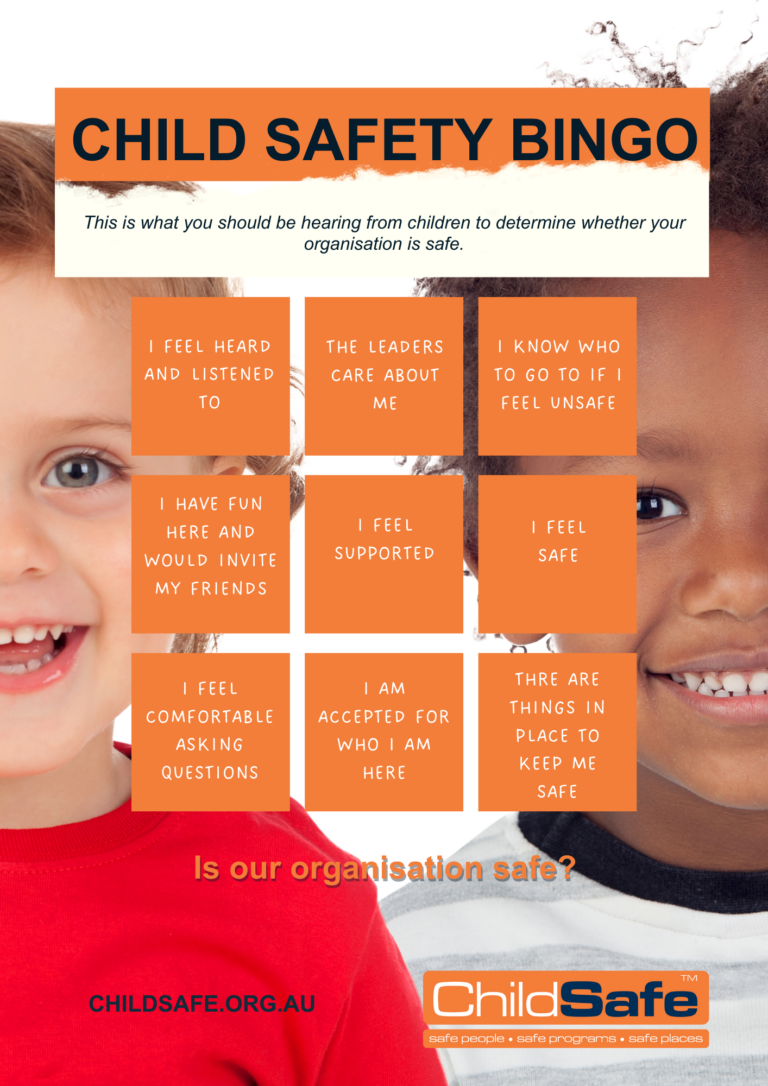 Free Child Safety Resources & Posters for Organisations
